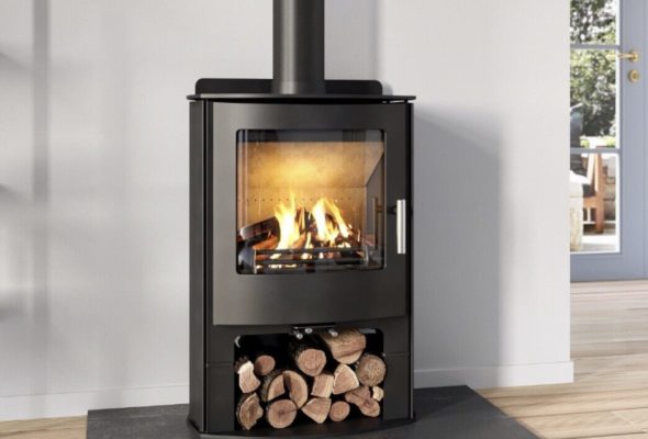 Mendip Churchill Convection 5 Logstore | Fireplace Gallery Fires & Stoves